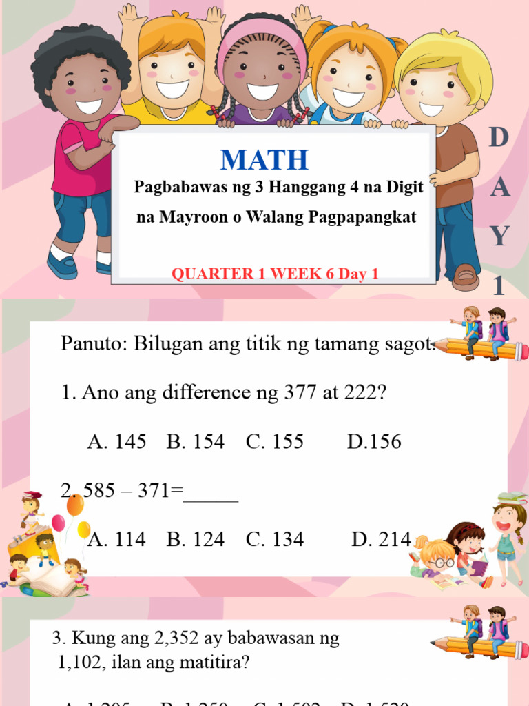 Math Week 6 | PDF