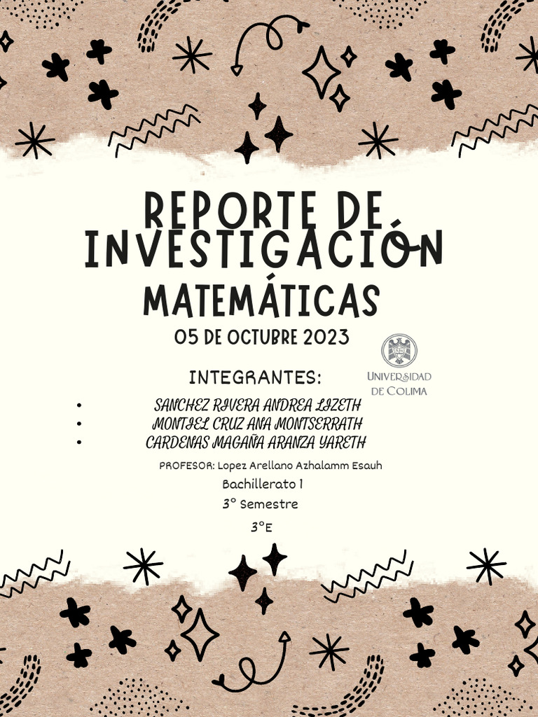 Reporte de Matematicas | PDF