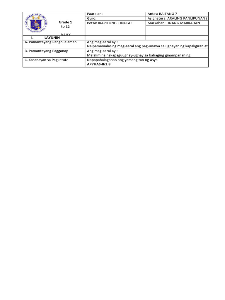 Cot q1 (AutoRecovered) | PDF