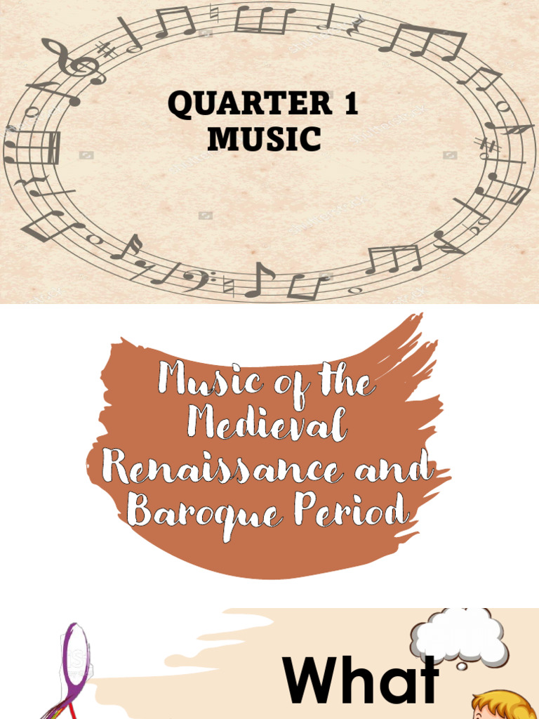 Music Medieval Renaissance Baroque Period | PDF