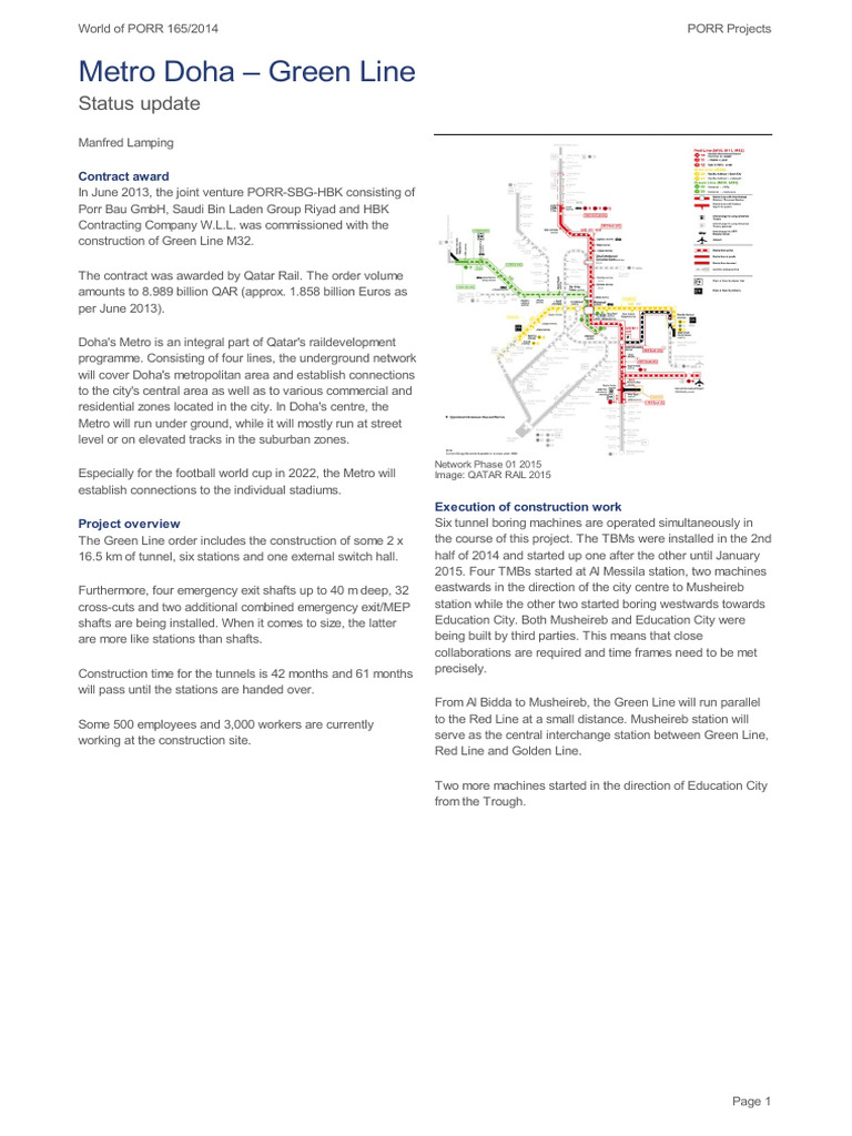 Metro Do Ha Green Line | PDF | Technology & Engineering