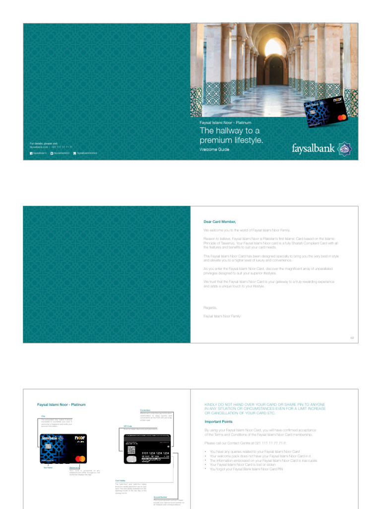 Noor Platinum Welcome Guide | PDF