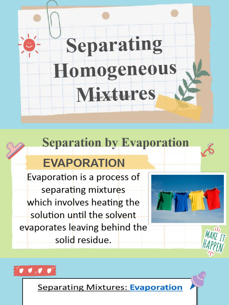Separation_Homogeneous_Mixtures | PDF