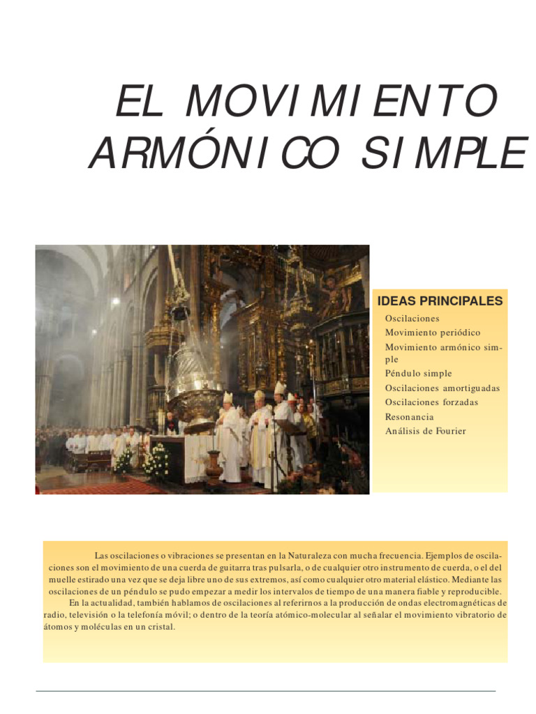El Movimiento Armonico Simple | PDF | Oscilación | Fuerza