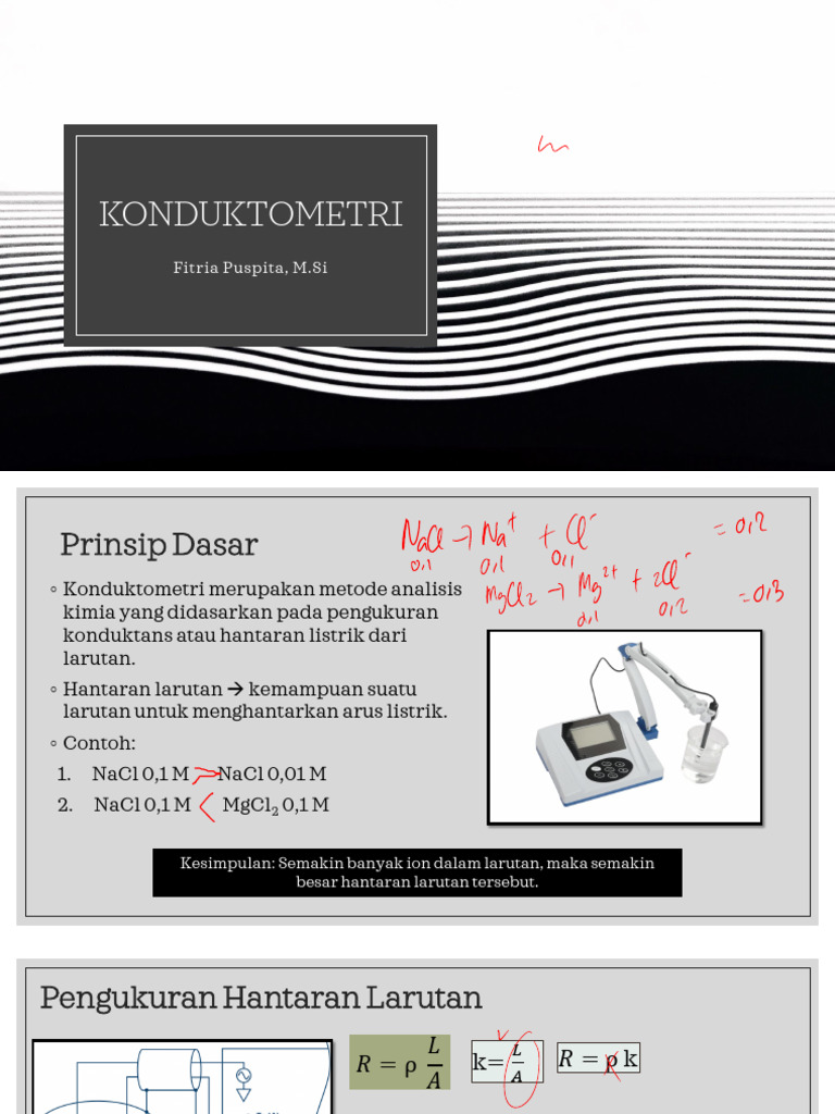 Konduktometri & Titrasi Konduktometri | PDF