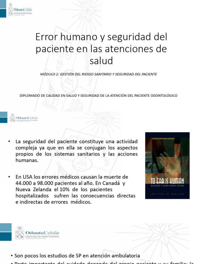 Error Humano PDF | PDF | Seguridad del paciente | Valores