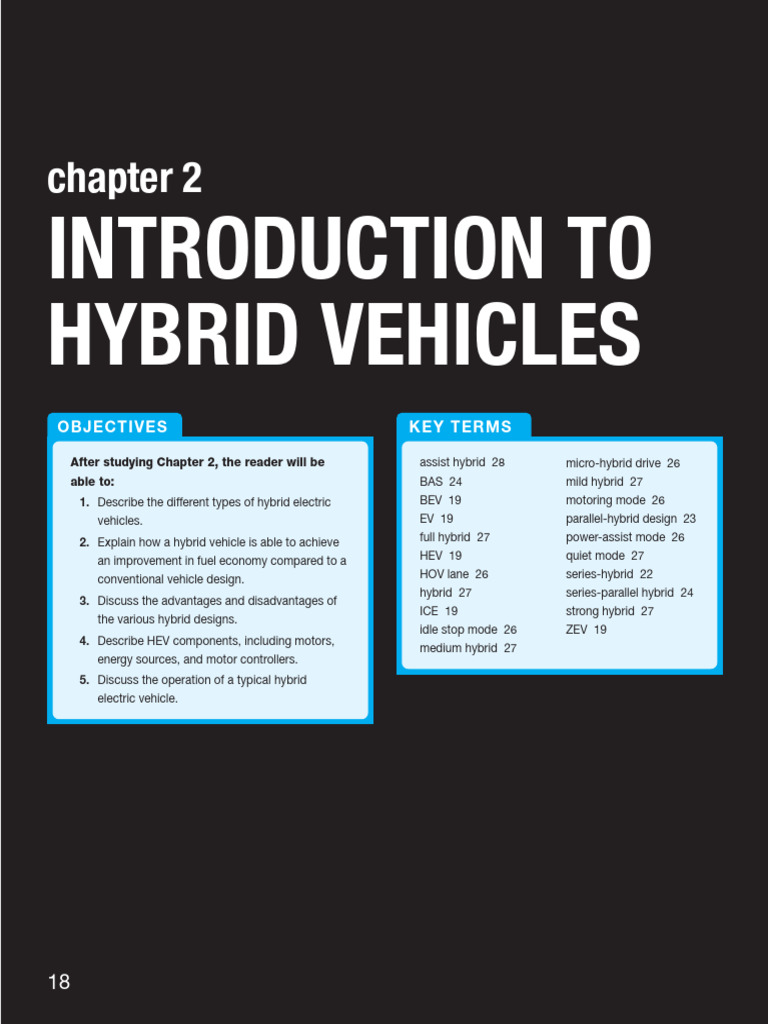 1 Introduction To HEV | PDF | Hybrid Electric Vehicle | Electric Vehicle
