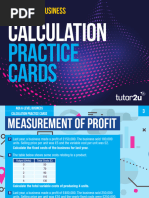 AQA Calculation Practice Book Answers | PDF | Net Present Value | Demand