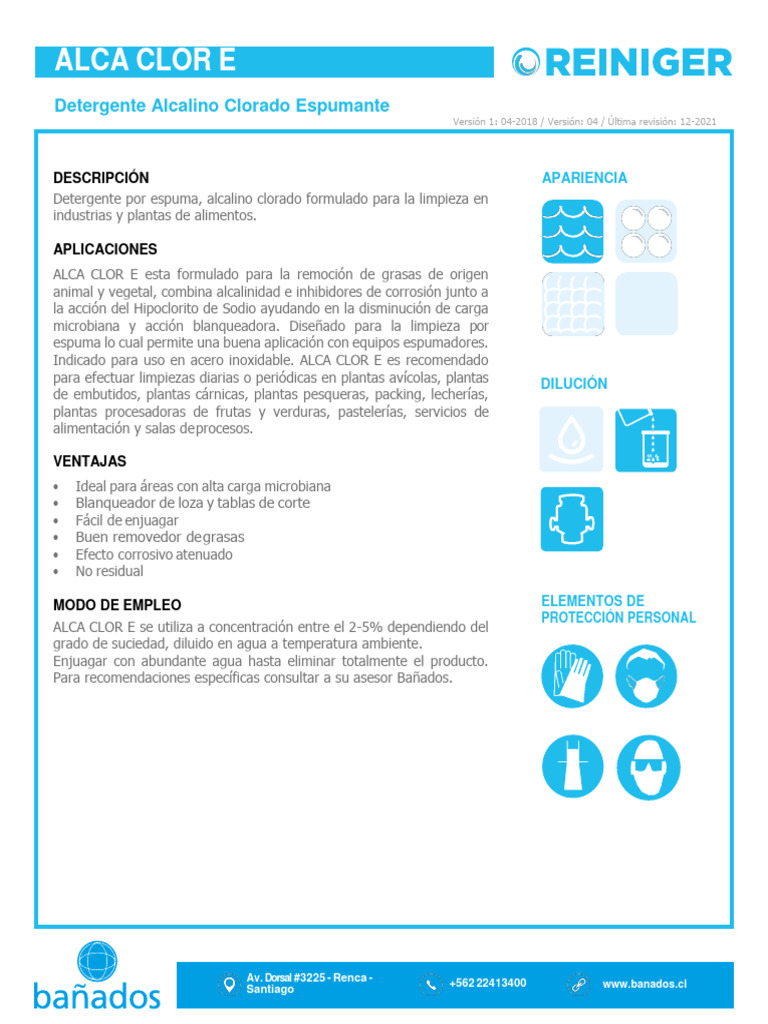 Rpa Alcace Alca Clor e FT HDS | PDF