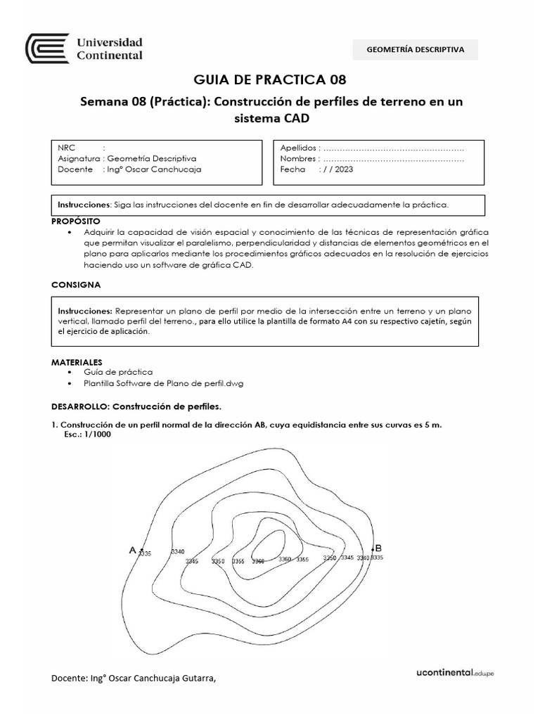 Semana 08 Practica 08 | PDF | Geometría