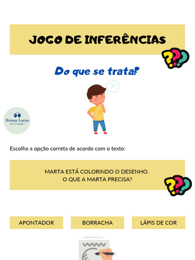 Jogo de Inferencias | PDF