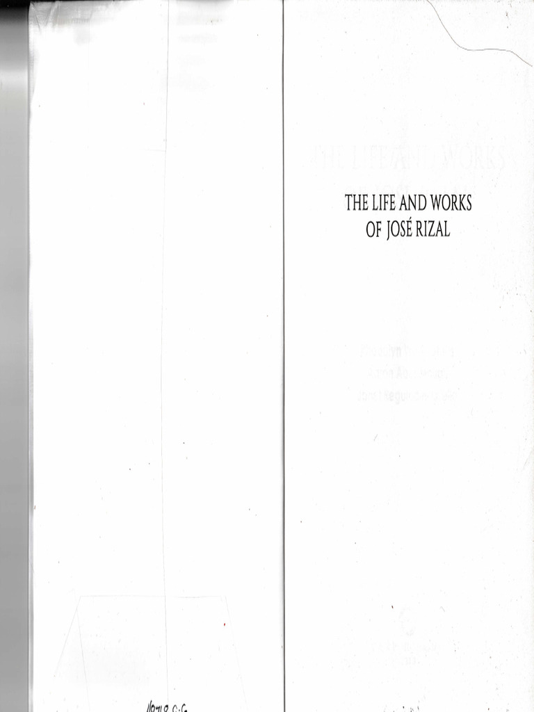 Life and Works of Rizal by Wani-Obias, Mallari, Estella PDF | PDF