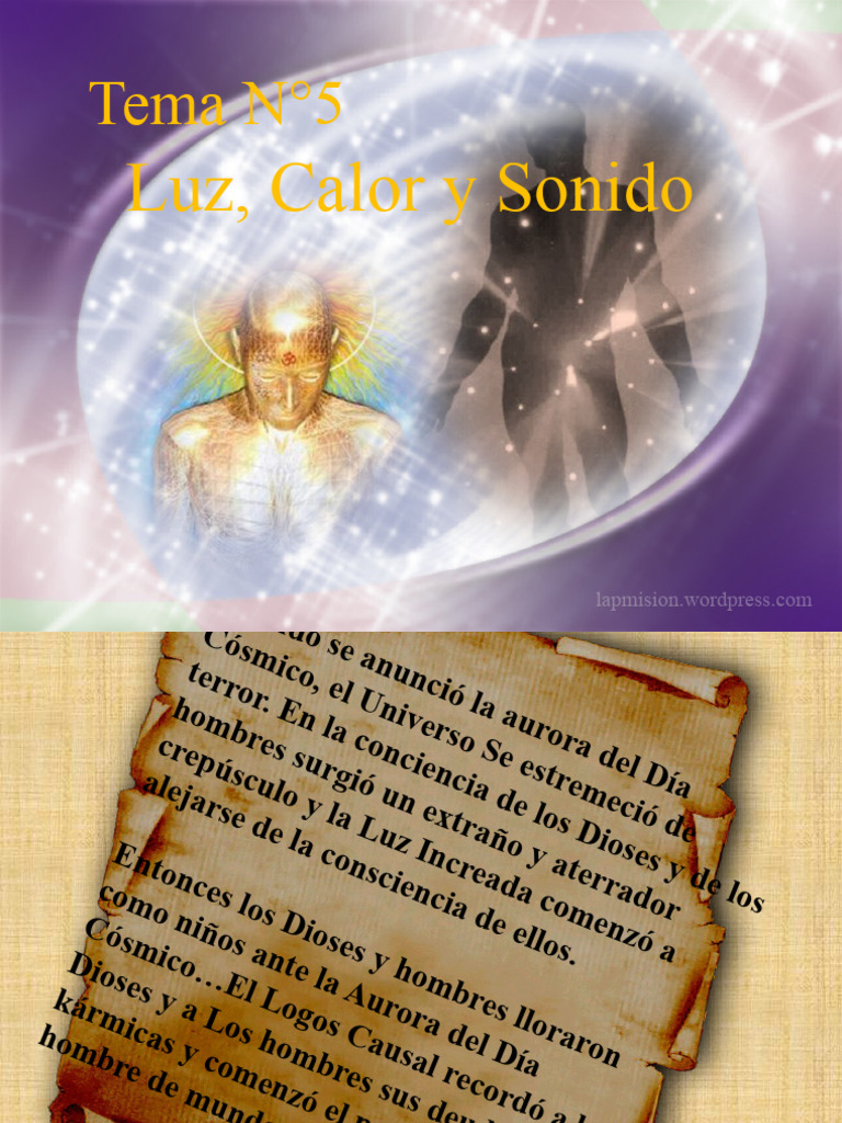 Luz Calor y Sonido | PDF | Vida | Universo
