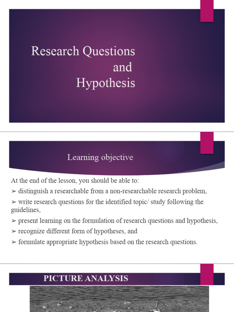 Research Questions | PDF | Qualitative Research | Quantitative Research