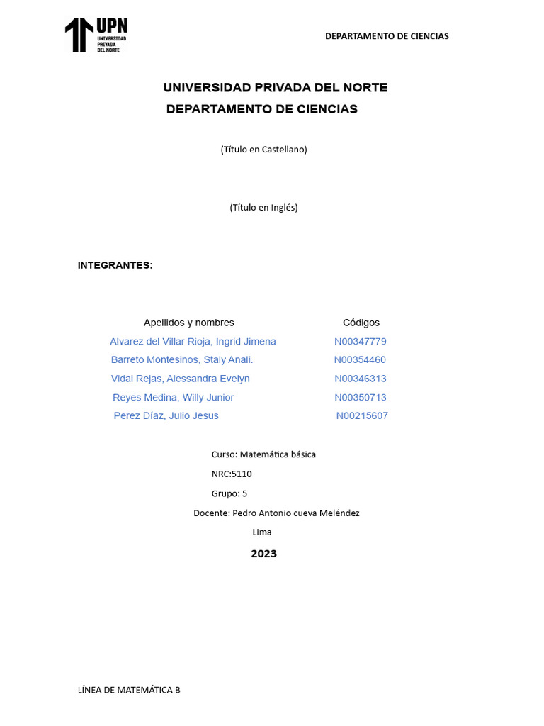 Informe 3 | PDF