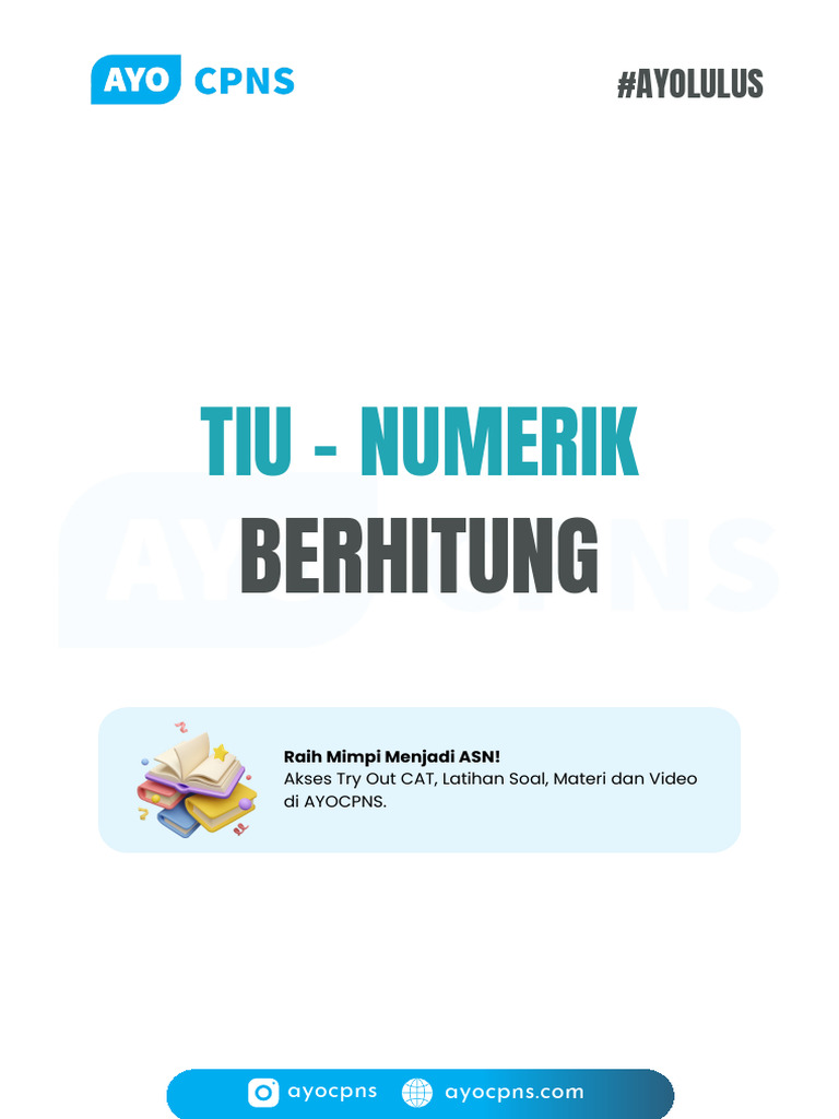 ayocpns-tiu-numerik-hitung-cepat | PDF