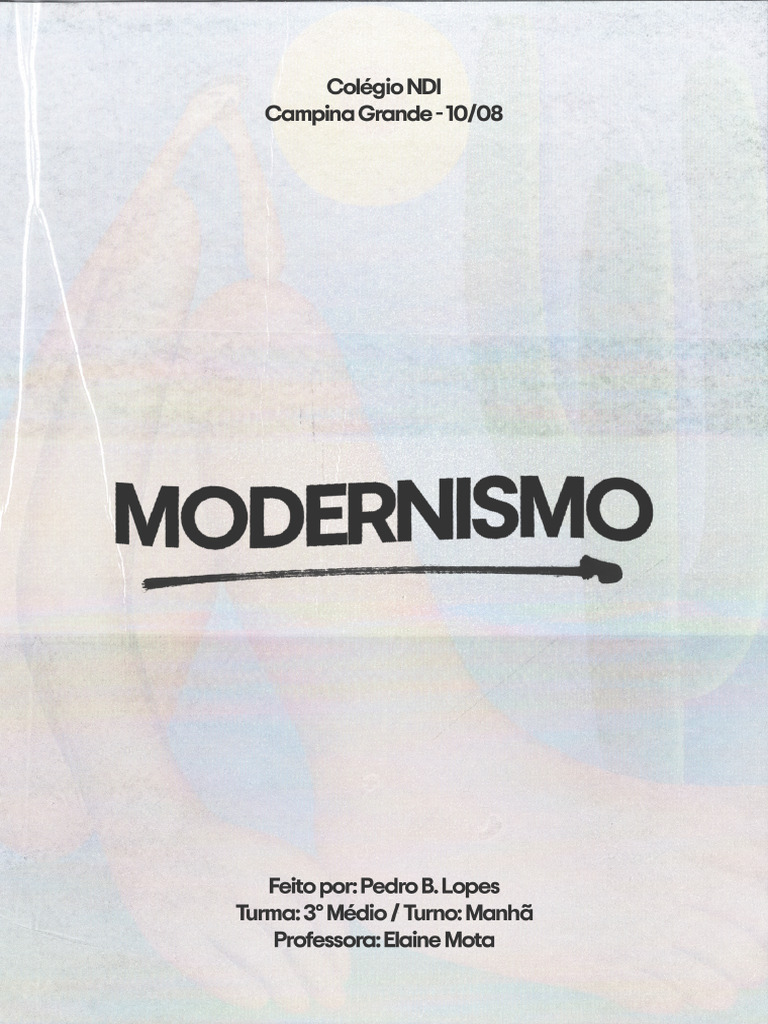 Trabalho Sobre o Modernismo | PDF