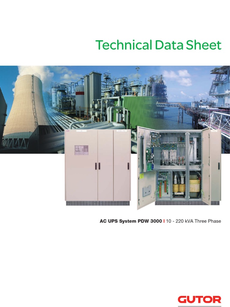 GUTOR Pdw Data (2) | Power Inverter | Rectifier
