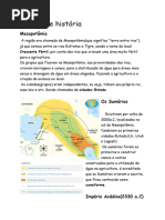 Mapa e História do Crescente Fértil | PDF | Mesopotâmia | Crescente fértil