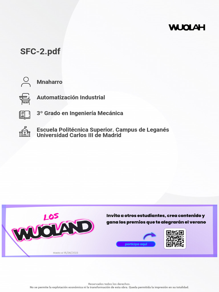 2 SFC Enonce Correction | PDF | Ingeniería