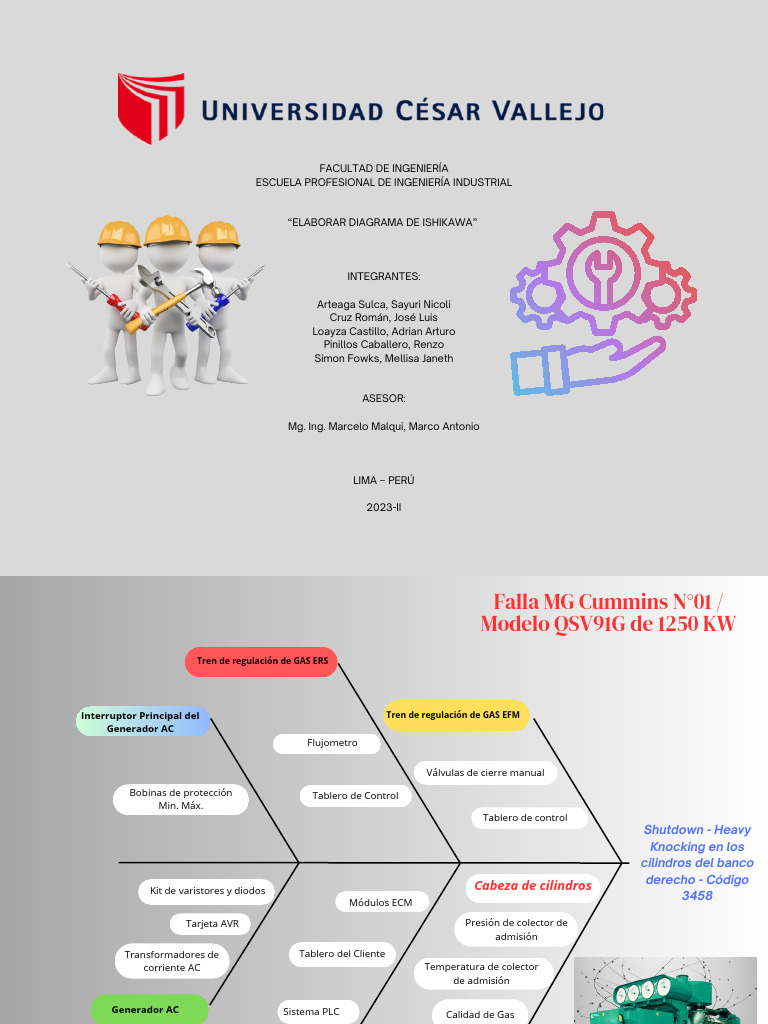 Diagrama de Ishikawa - Grupo N°03 | PDF