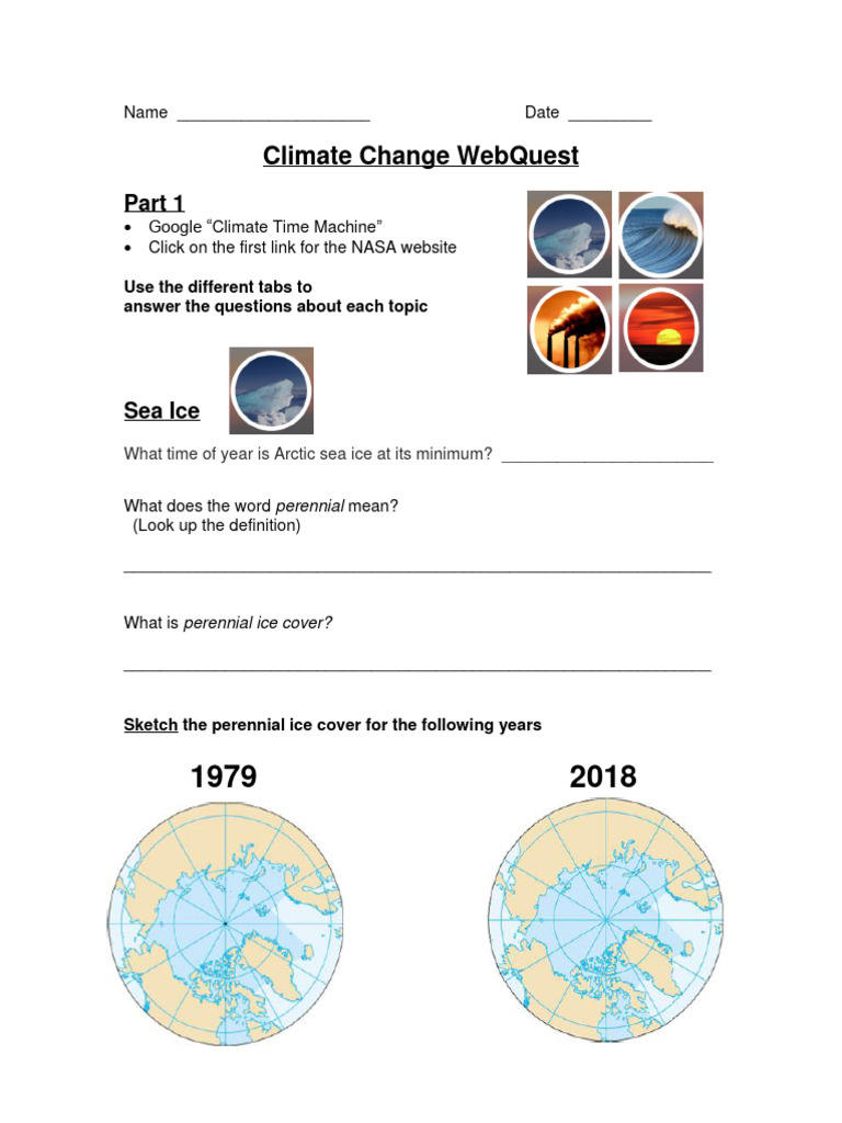 Climate Change WebQuest Guide | PDF | Home & Garden | Science & Mathematics
