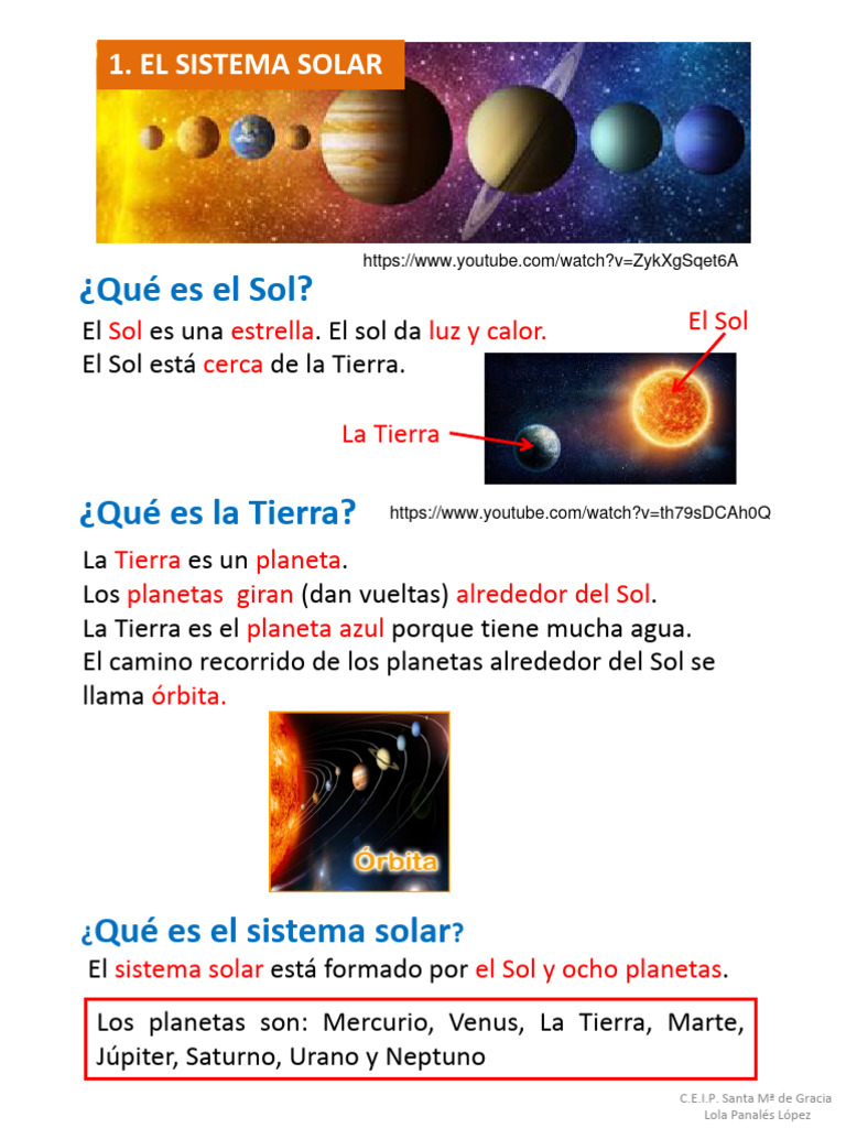 El Sol La Tierra y La Luna. | PDF