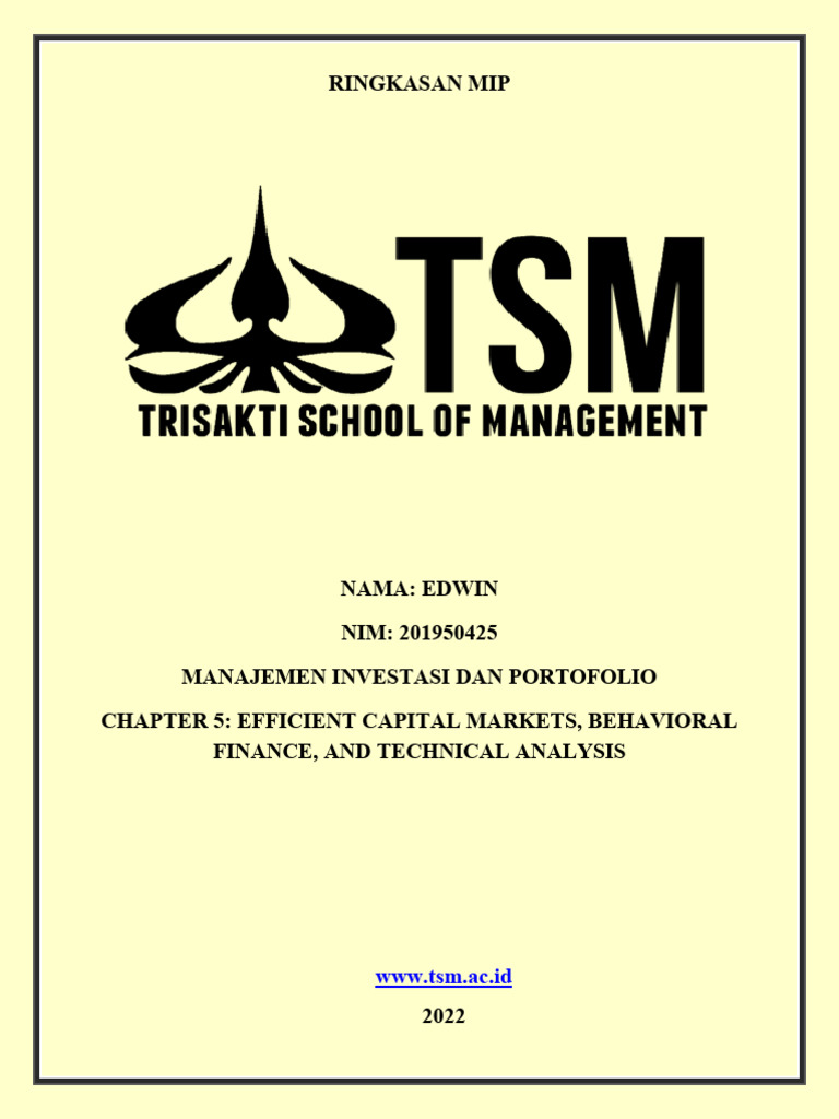 MIP Ringkasan CH 5 | PDF