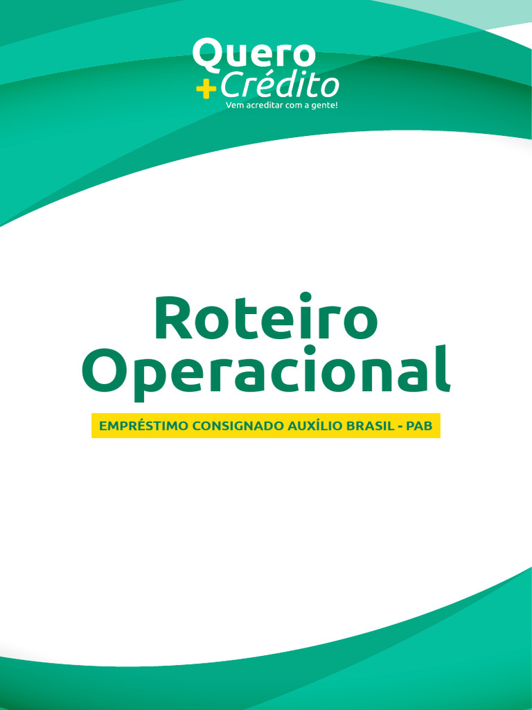 Roteiro Operacional Quero + Crédito | PDF