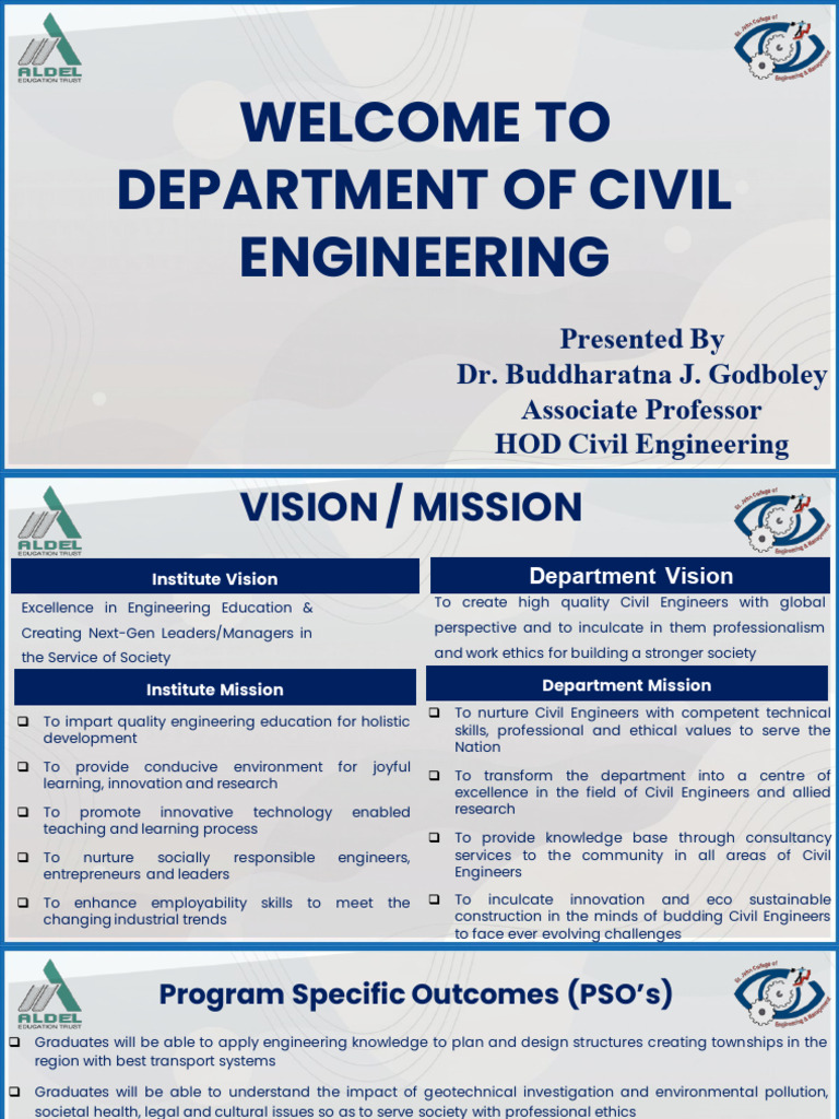 Civil Presentation For NAAC-1 | PDF