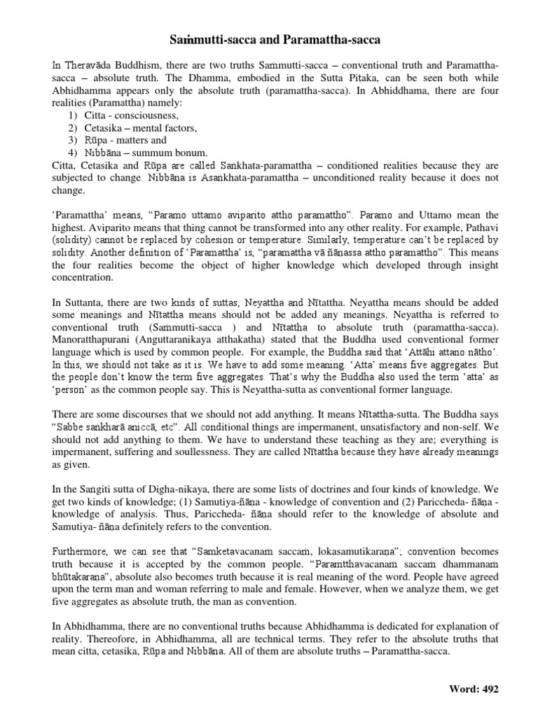 Sammutti and para Matt Ha Sacca | PDF | Indian Religions | Buddhist ...