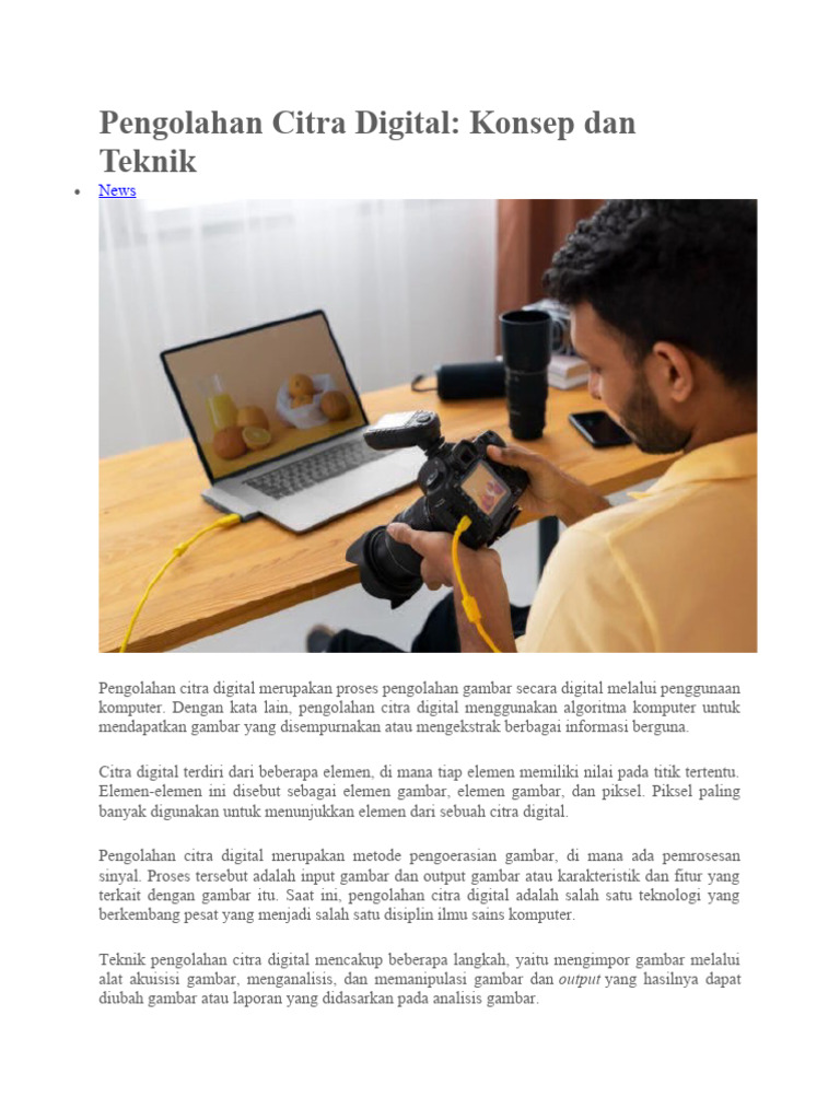Pengolahan Citra Digital | PDF