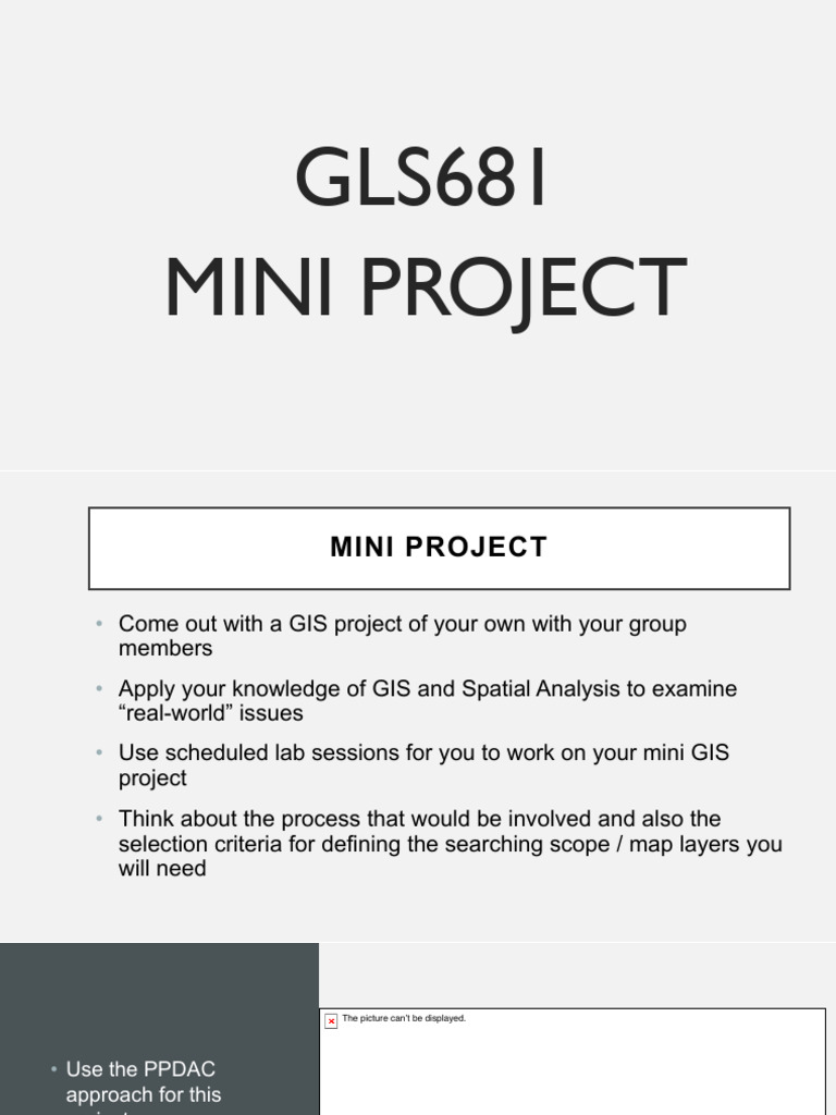 Mini GIS Project Guidelines and Criteria | PDF