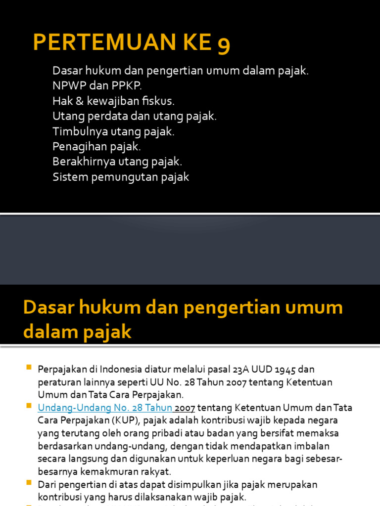 Pertemuan Ke 9 | PDF