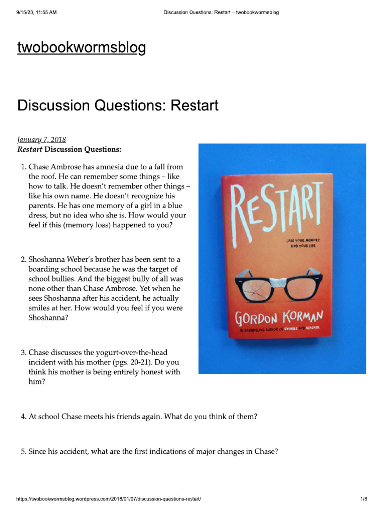 Restart | PDF