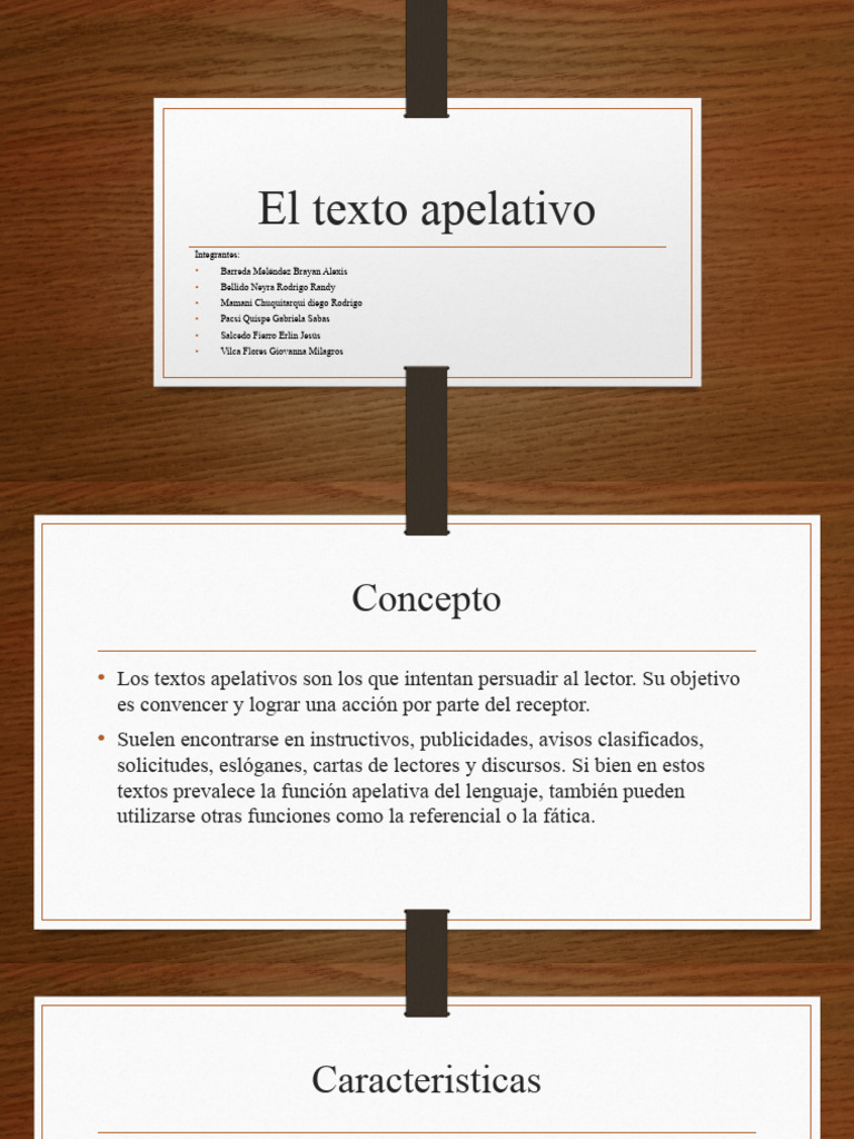 El texto apelativo | PDF