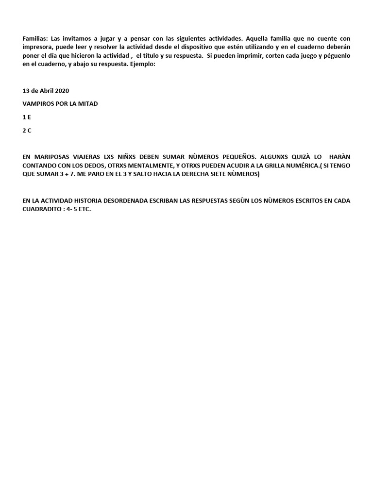 Actividades para Jugar y Aprender 2 Grado | PDF