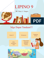 DLP-FILIPINO 9-Q2W5-Niyebeng Itim | PDF