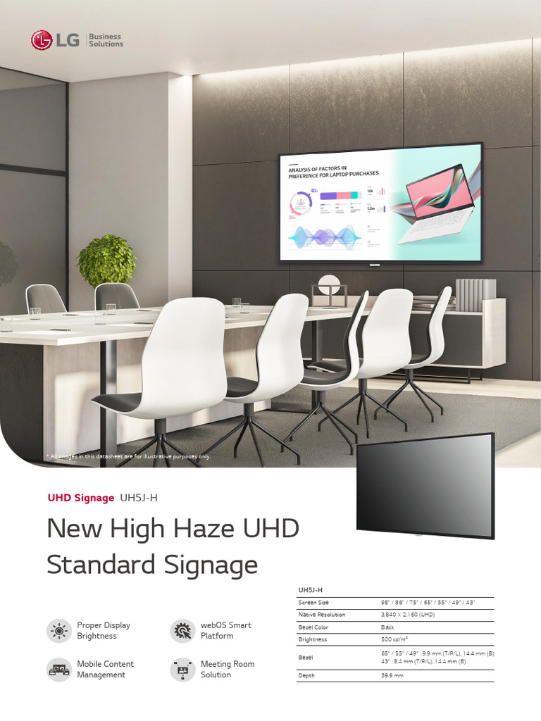 UH5J-H Datasheet(Low) LG UHD Signage 220302 (4) | PDF