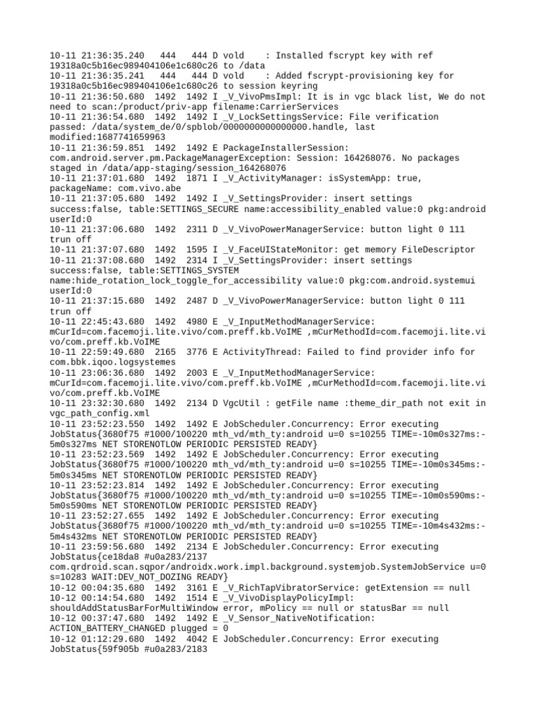 Log | PDF | Computer Science | Software Development
