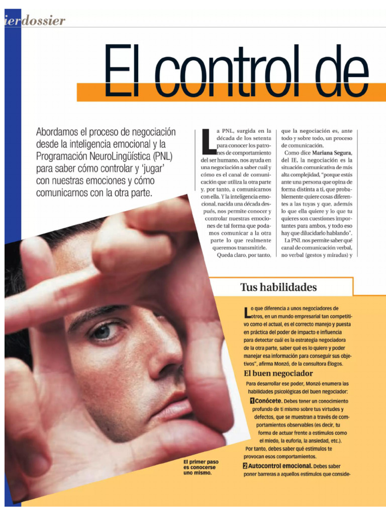 PLN e Inteligencia Emocional. | PDF