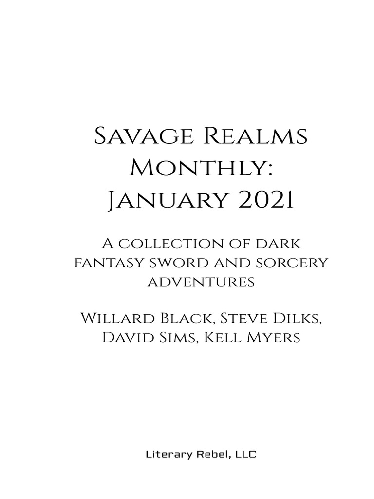 Savage Realms Monthly January 2021 - Willard Black | PDF