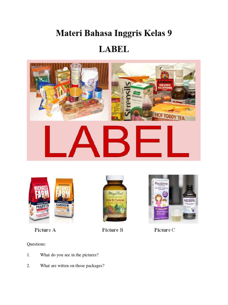 Label - Bing 9 | PDF