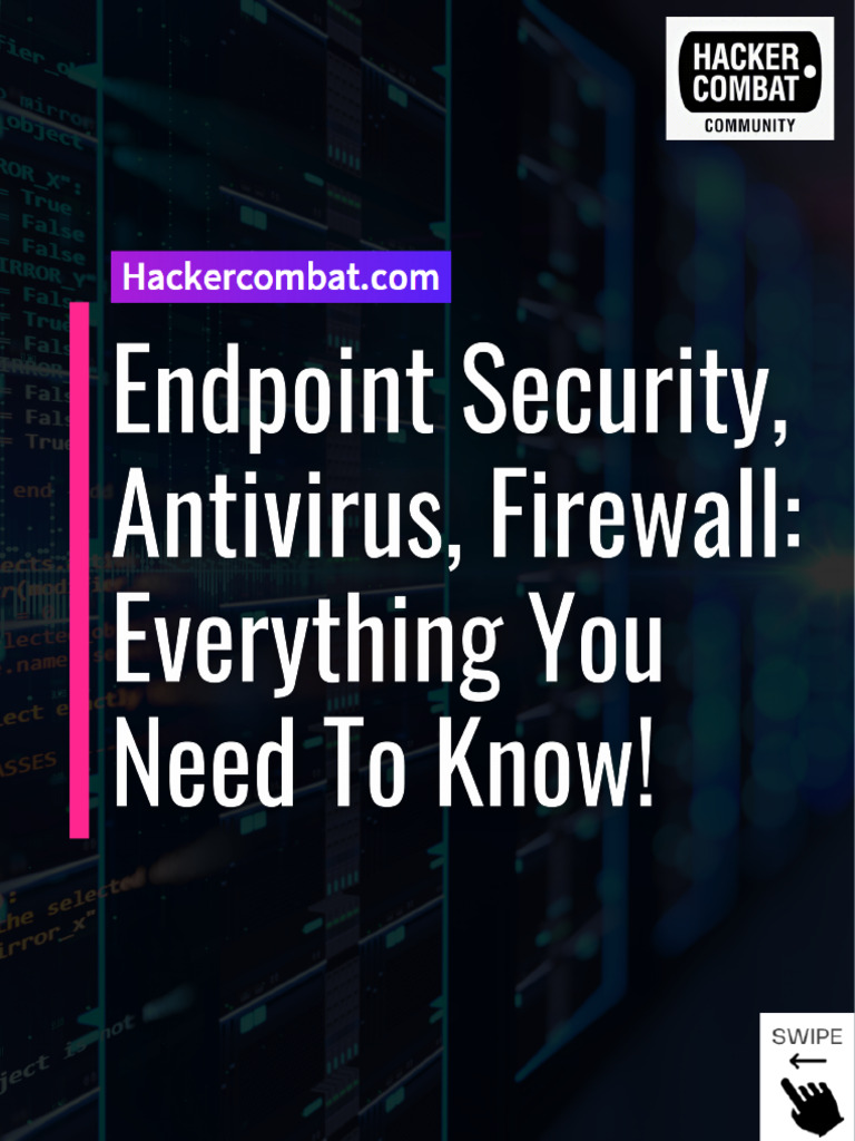 Endpoint Security Vs Antivirus Vs Firewall 1606142143 | PDF | Antivirus Software | Security