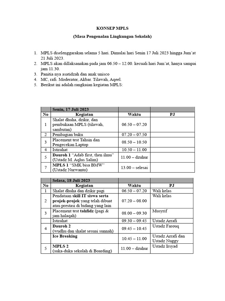Konsep MPLS 2023-2024 | PDF