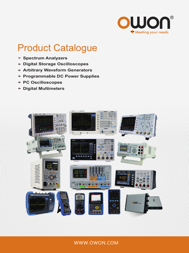 (Jan 2022) OWON Product Catalogue v3.4.9 - R1 | PDF | Manufactured Goods | Electronics