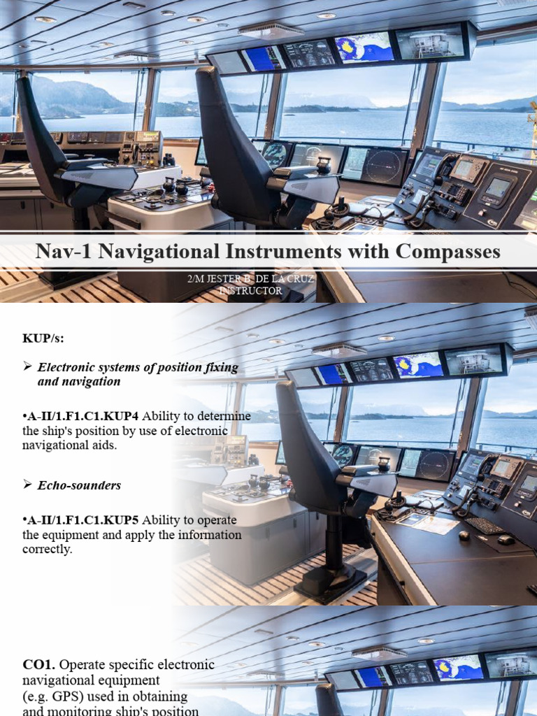 Electronic Navigational Instruments With Compasses | PDF | Technology & Engineering