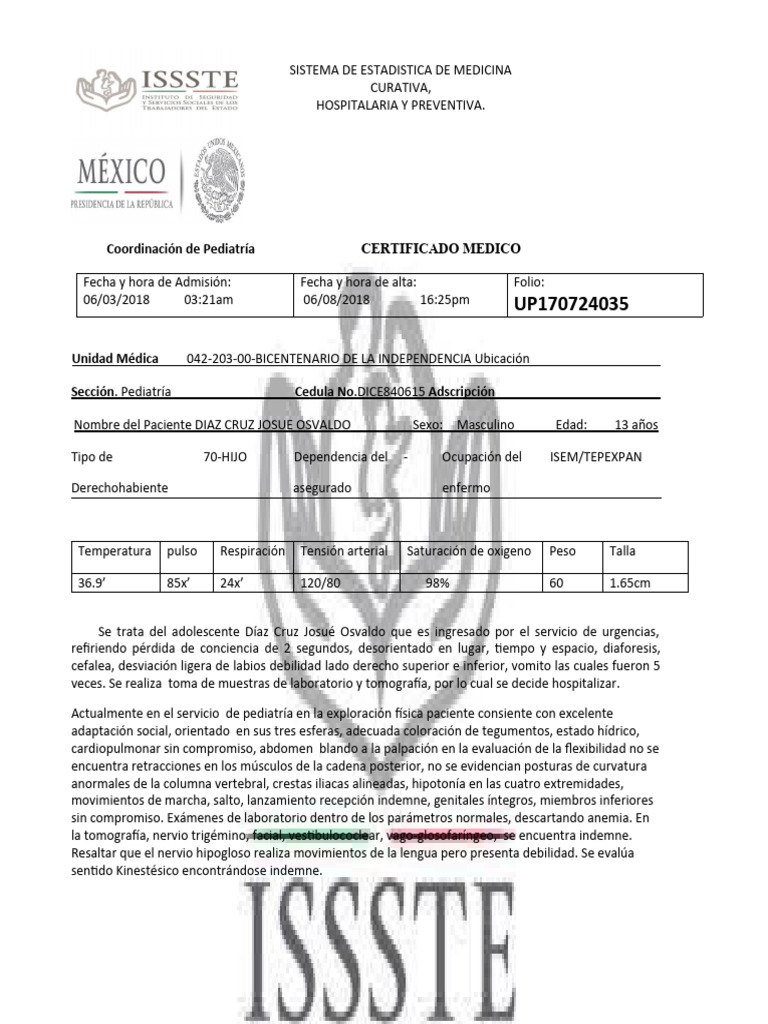 Issste 2 | Descargar gratis PDF | Enfermedades y trastornos humanos | Medicina