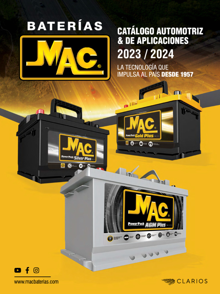 Catalogo para selección de baterías | PDF