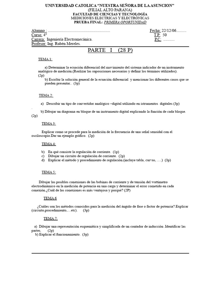 Mediciones Electricas | PDF